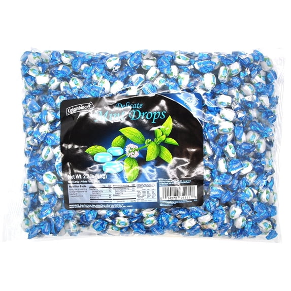 SweetGourmet Mini Mint Drops | Long-Lasting Freshness | 2.2Lb Bulk Hard ...