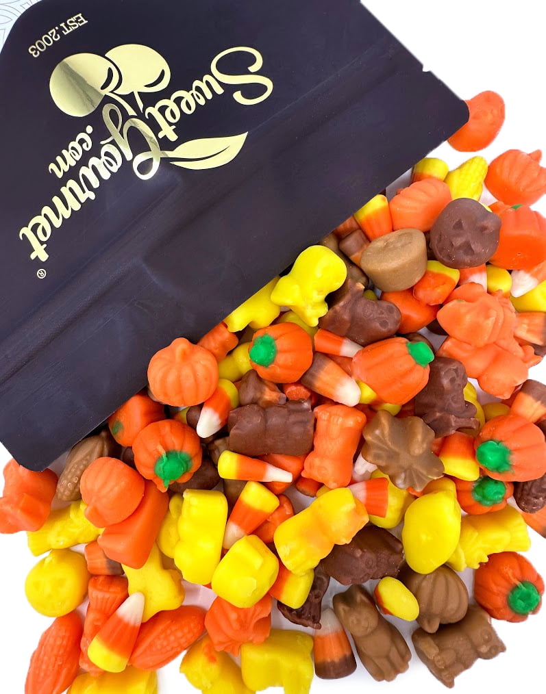 SweetGourmet Fall Festival Mello Creme Candy Mix, Harvest Shapes, Candy ...