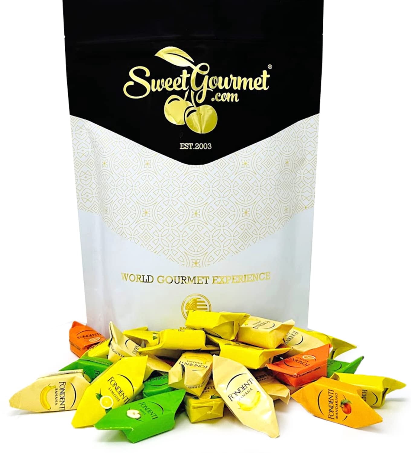 SweetGourmet Fondenti Italian Fruit Fondant Candies | Apple, Mandarin ...