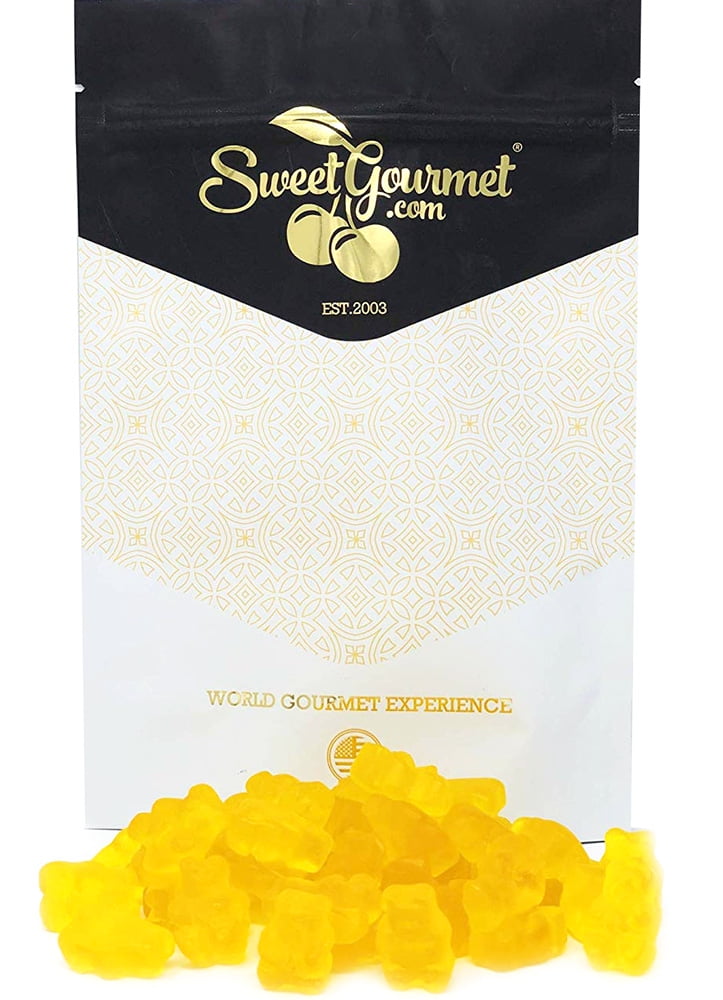 SweetGourmet Gummy Candy | Tropical Yellow Mango Gummi Bears | 15oz bag ...