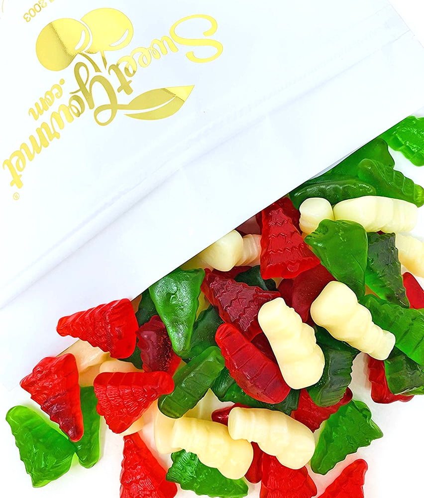 SweetGourmet Gummy Christmas Trees & Snowmen | Holiday Candy Bulk | 3 ...