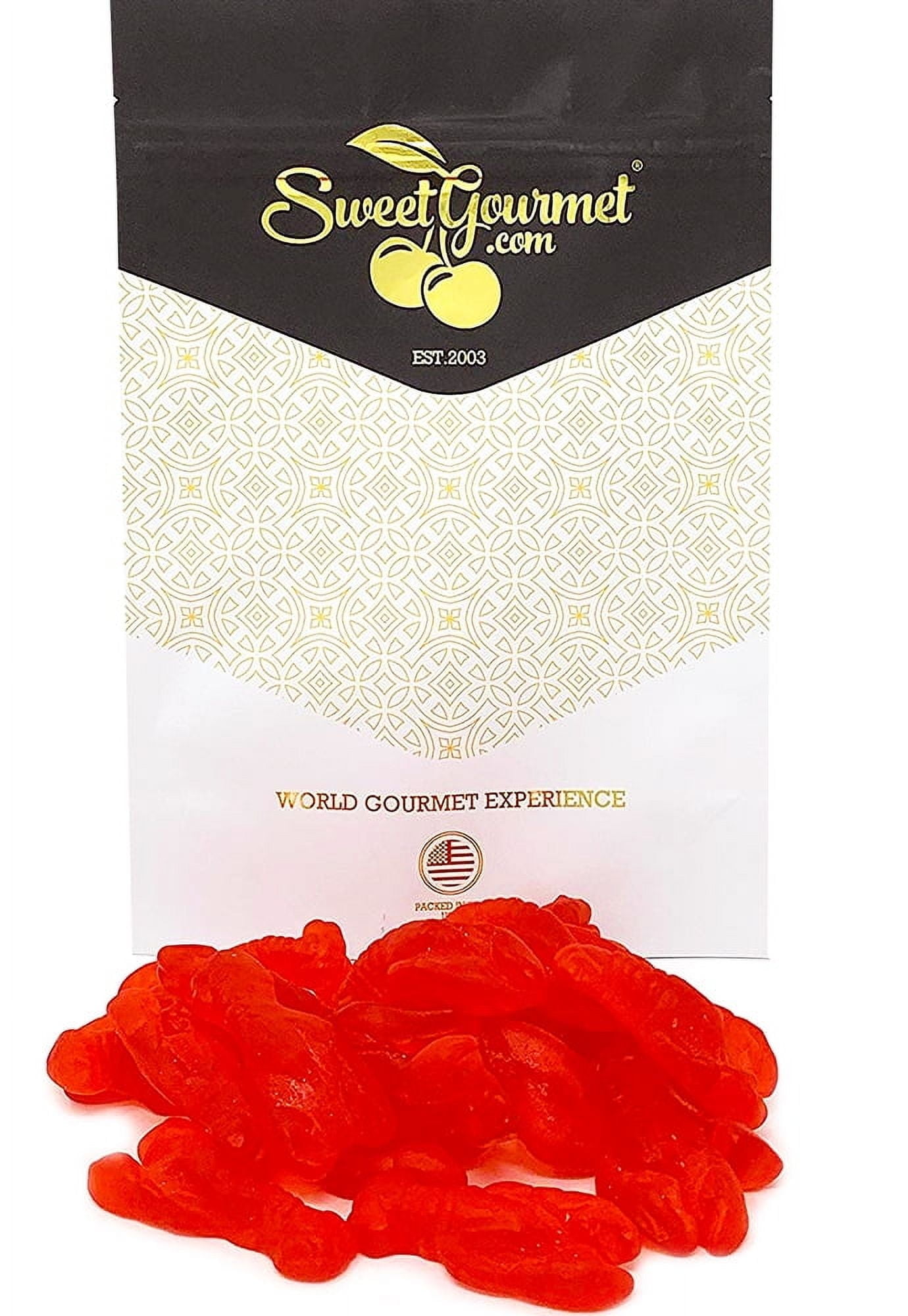 SweetGourmet Gummy Raspberry Red Lobsters | Gummy Candy | 1 Pound ...