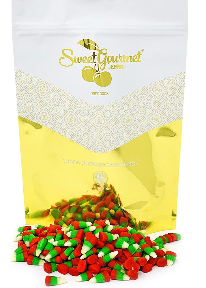SweetGourmet Holiday Candy Corn Red, White & Green | Bulk Christmas ...