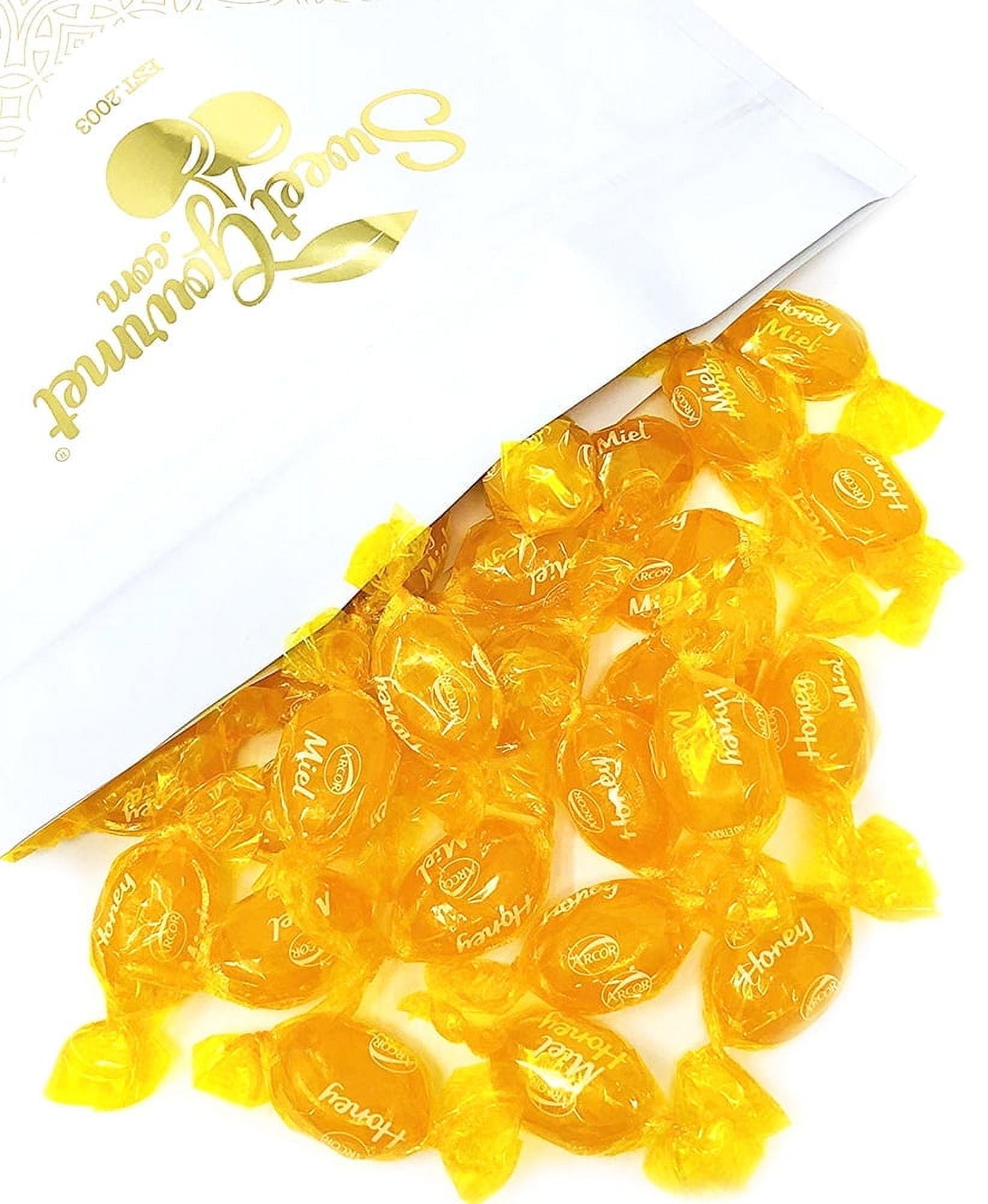 SweetGourmet Individually Wrapped Honey Filled Hard Candy, Premium Bulk ...