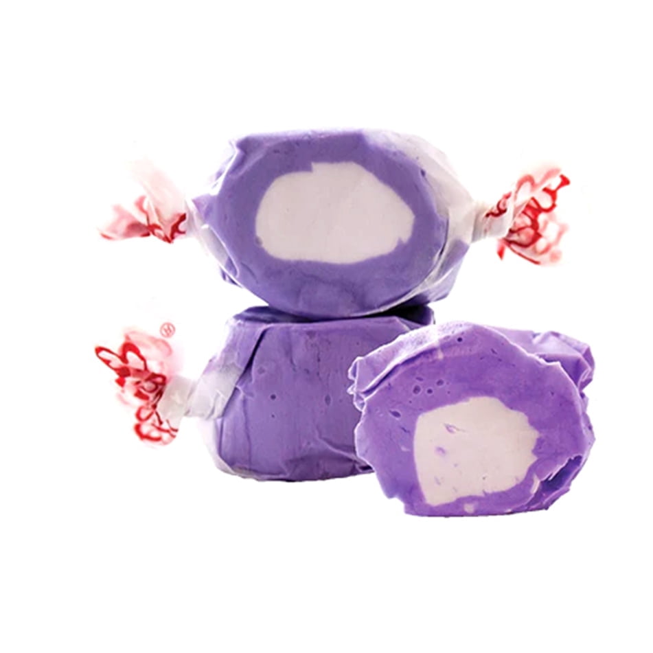 SweetGourmet Huckleberry Salt Water Taffy Bulk Wrapped Candy | 1 Pound ...