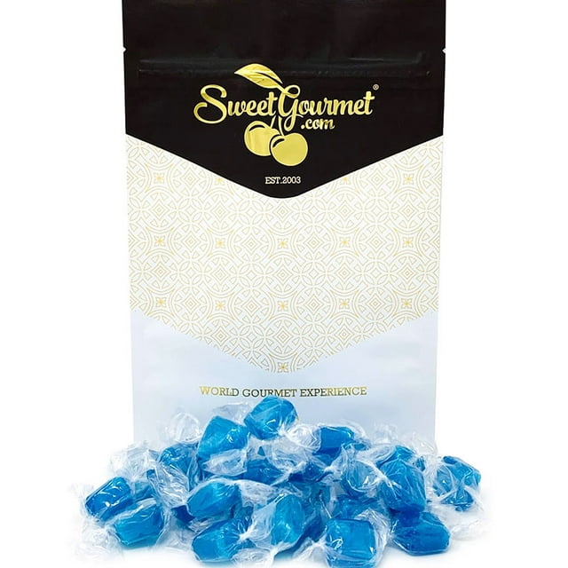 SweetGourmet Ice Blue Mint Squares | Peppermint Bulk Hard Candy Wrapped ...