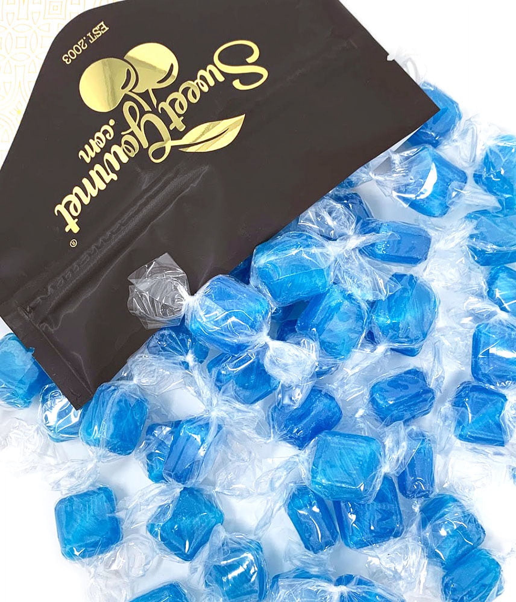 SweetGourmet Individually Wrapped Ice Blue Mint Squares | Peppermint ...