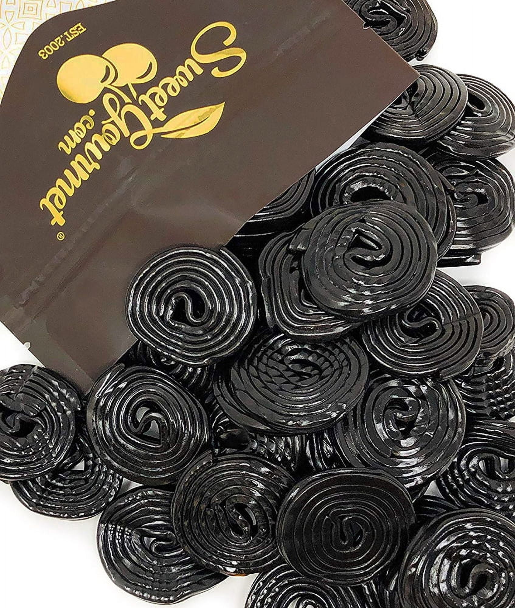 SweetGourmet Italian Black Licorice Wheels | 2 Pounds | Bulk Candy ...