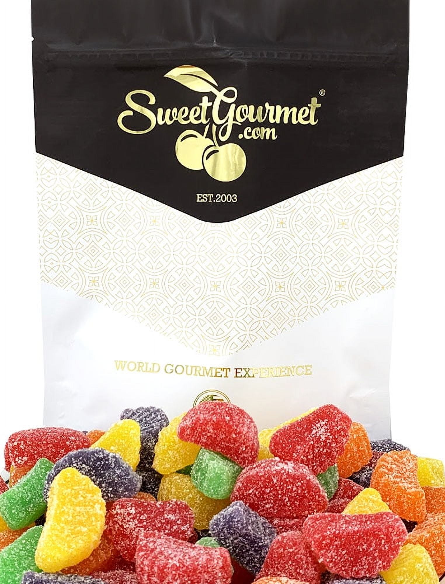 SweetGourmet Assorted Fruit Jelly Slices Bulk Candy 1 Pound - Walmart.com