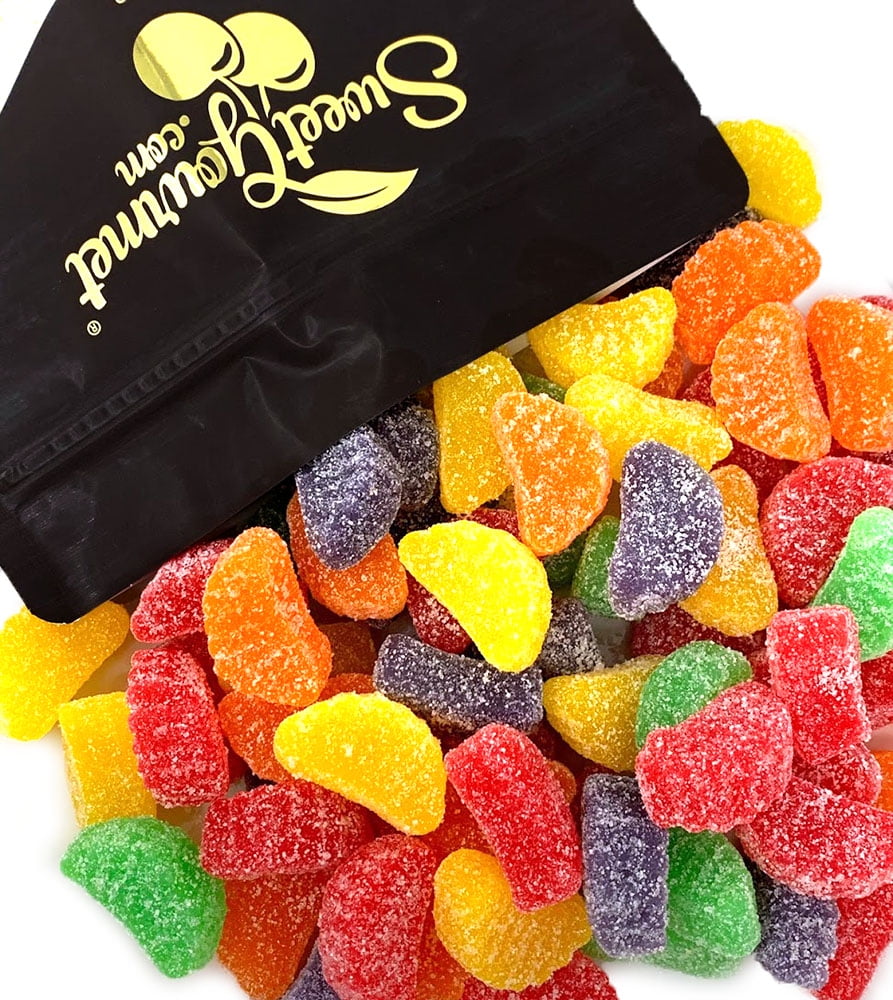 Sweet Gourmet Assorted Fruit Jelly Slices Bulk Candy 2 Pounds with ...