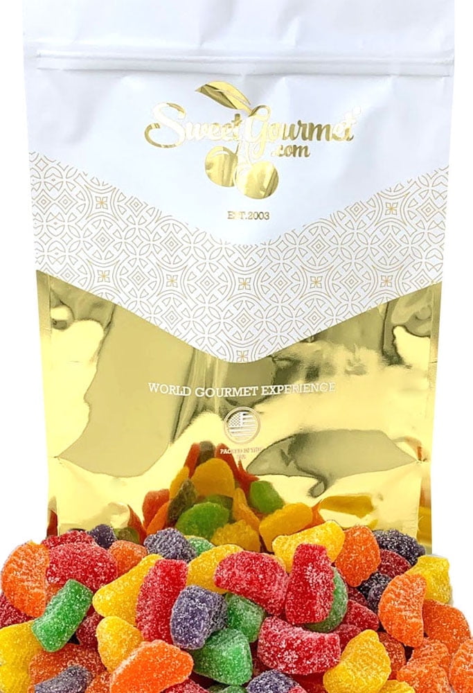 SweetGourmet Soft Mixed Fruit Jelly Slices | Cherry Flavored | Bulk ...