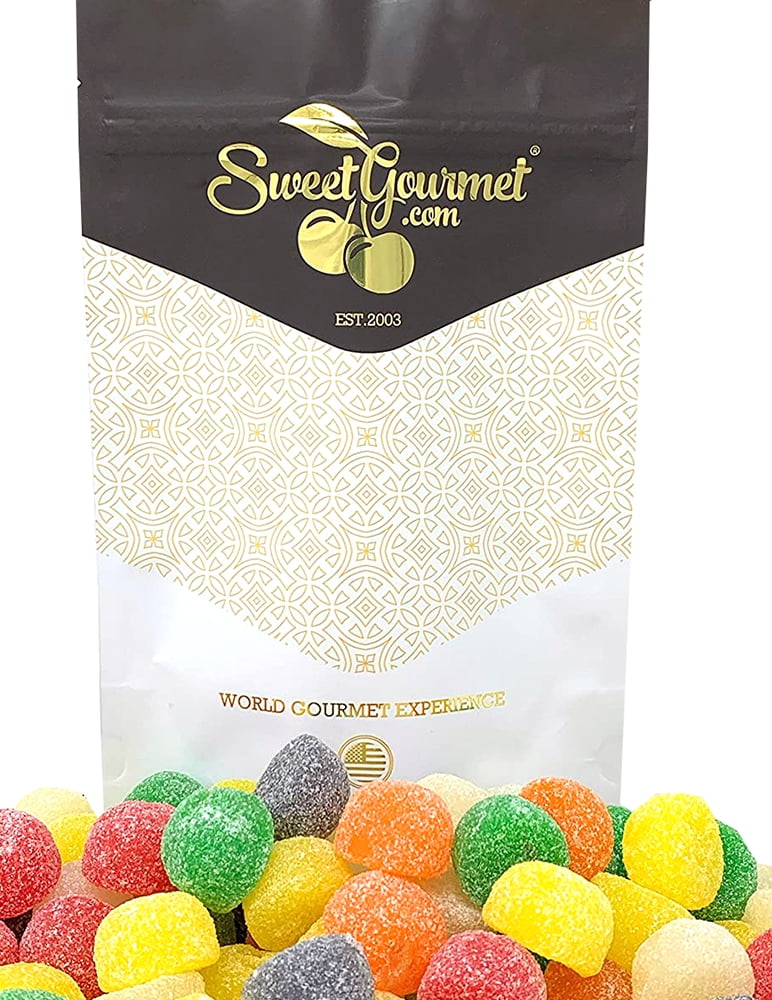 SweetGourmet Jelly Assorted Giant Gum Drops Bulk Candy | 1 Pound ...