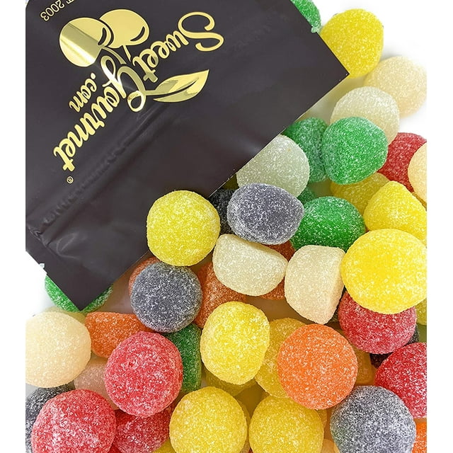 SweetGourmet Spicy Jumbo Gum Drops, Cherry Flavor, Large Size Bulk ...