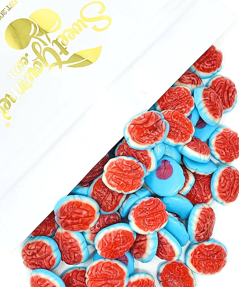 SweetGourmet Jelly-Filled Gummy Brains | Halloween Bulk Candy | 3 ...