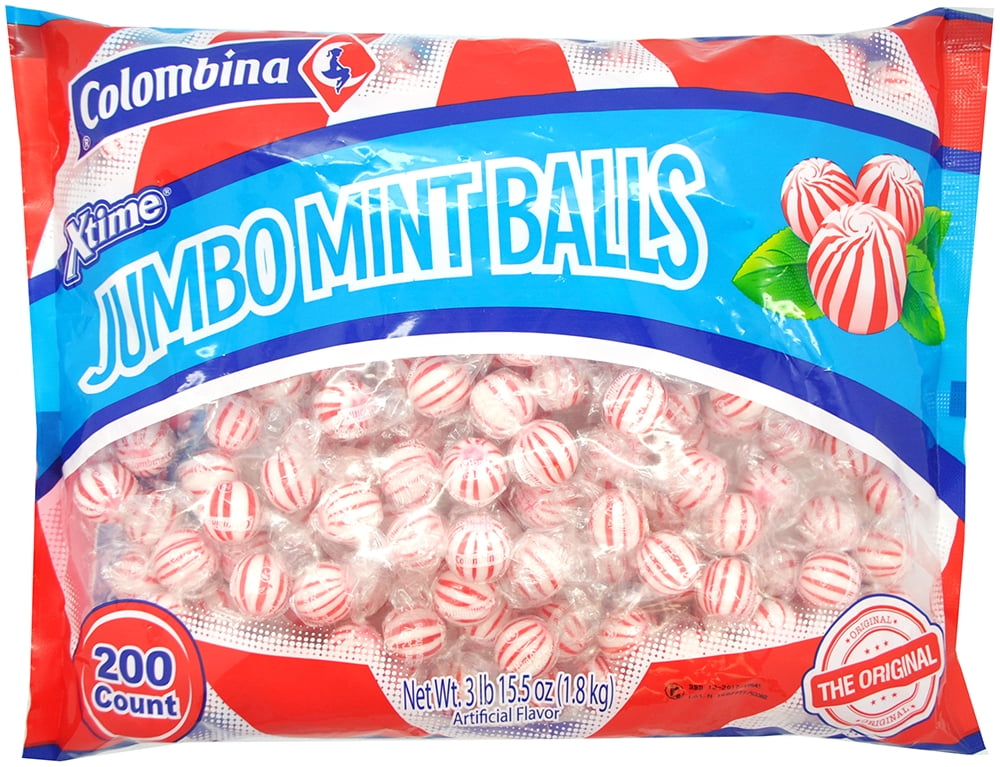 SweetGourmet Large Individually Wrapped Mint Jumbo Peppermint Balls ...