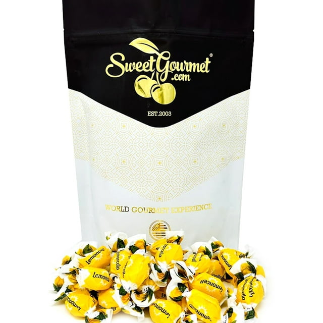 SweetGourmet Lemoncella Italian Premium Filled Lemon Hard Candy | 1 ...