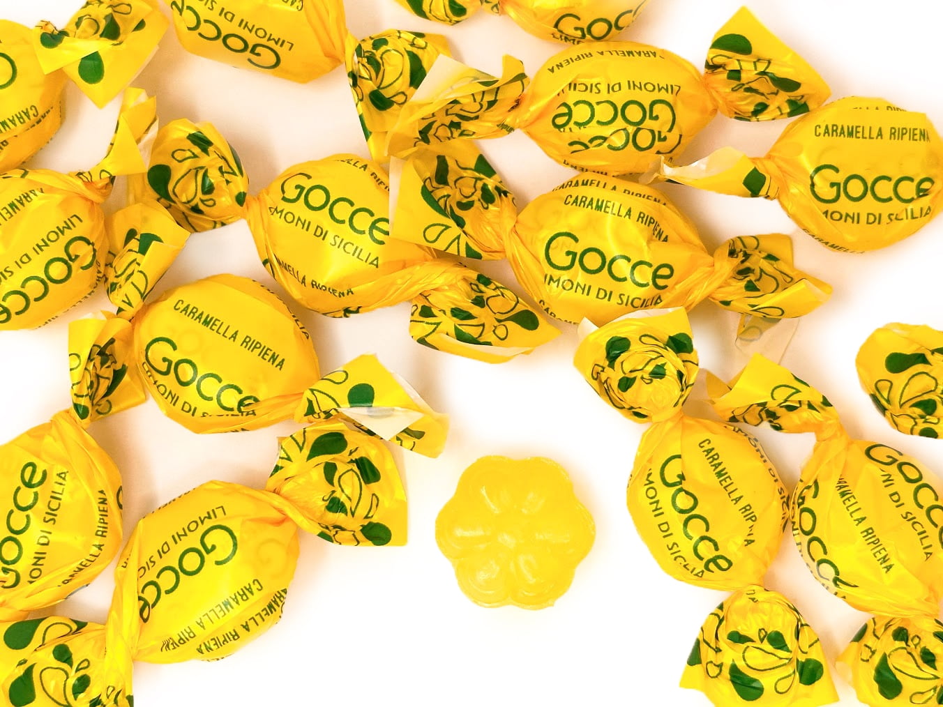 SweetGourmet Gocce Sicilian Lemon Filled Hard Candy, 3 Pounds - Walmart.com