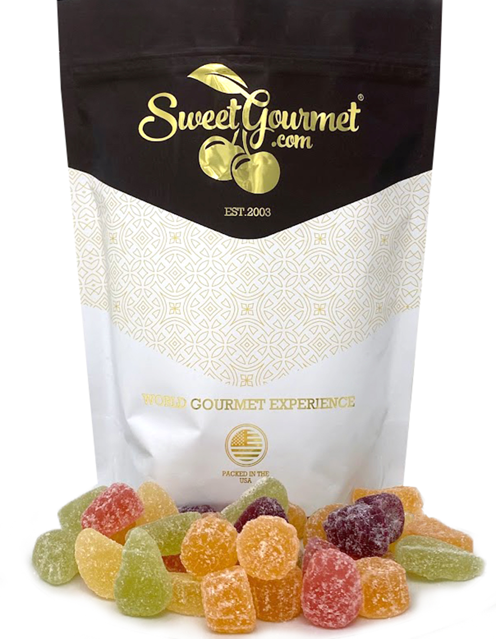 SweetGourmet Mediterranean Assorted Fruit Jellies | Natural Pectin ...