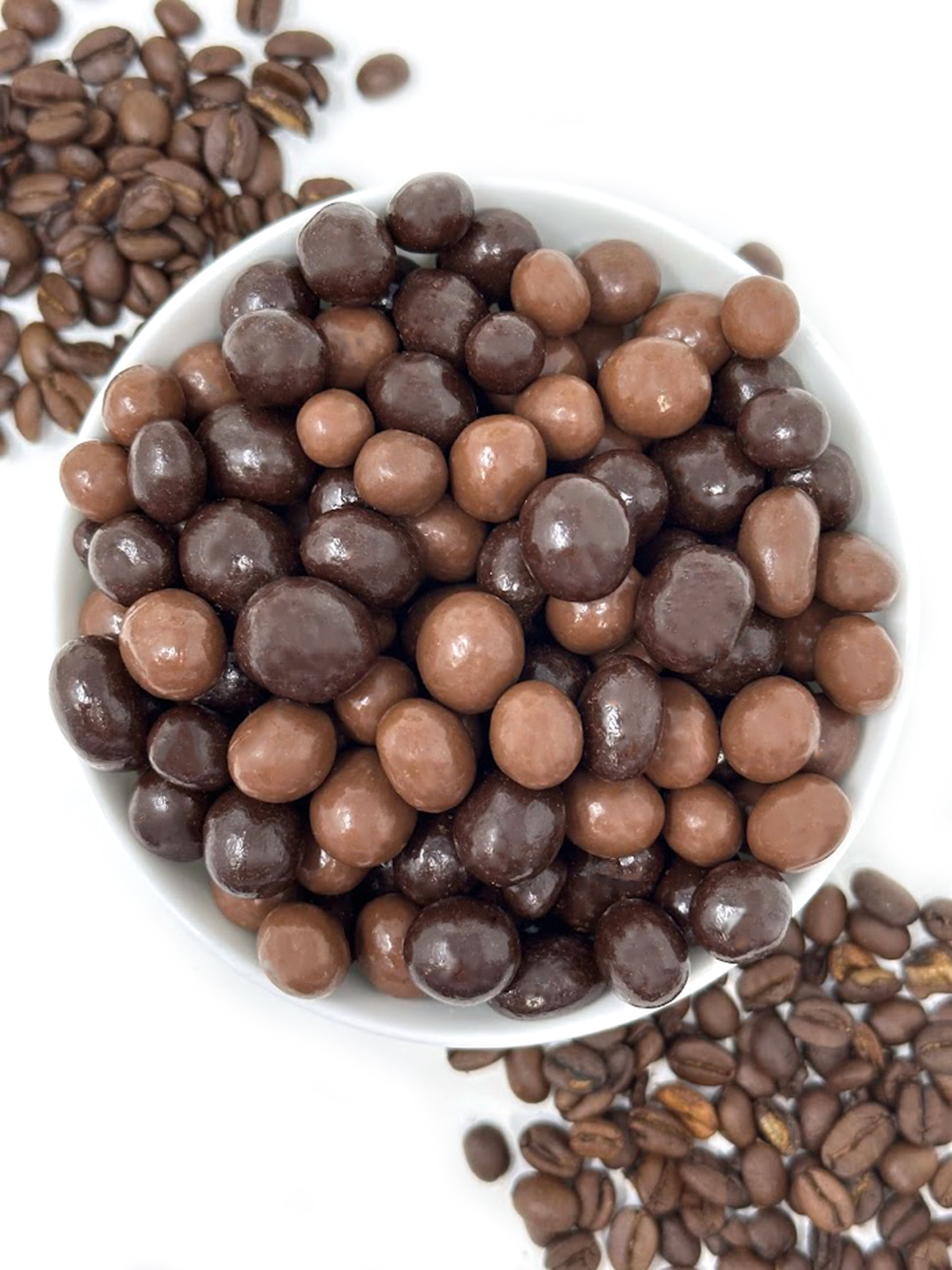 SweetGourmet Mixed Milk & Dark Chocolate Covered Espresso Coffee Beans ...