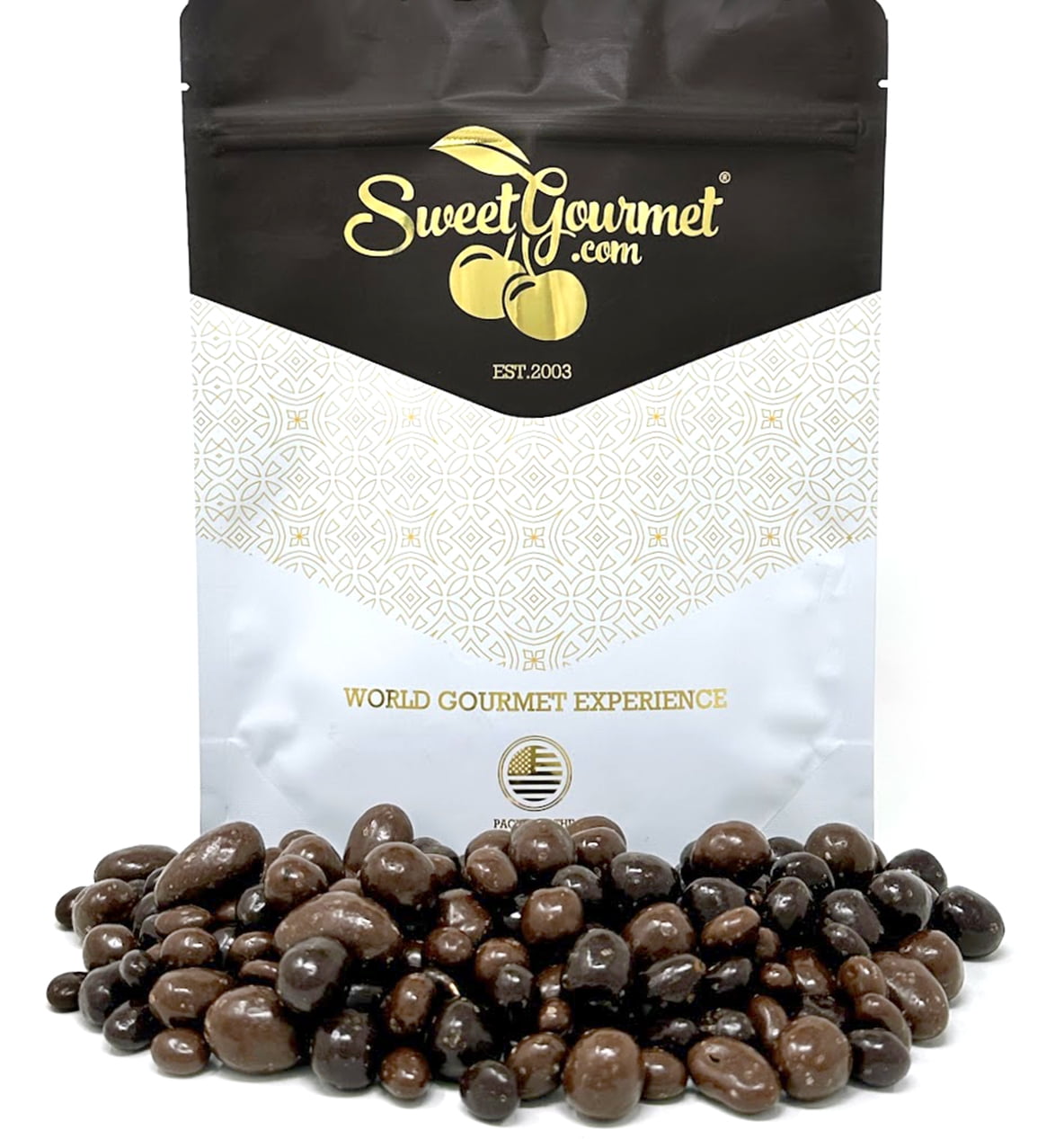 SweetGourmet Milk and Dark Chocolate Bridge Mix - Nuts, Fruits ...