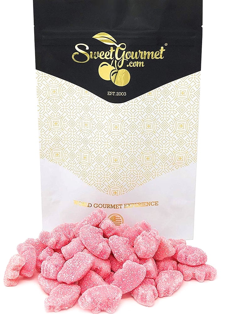 SweetGourmet Mini Gummy Pigs | Sour Strawberry Flavored Piglets Candy ...