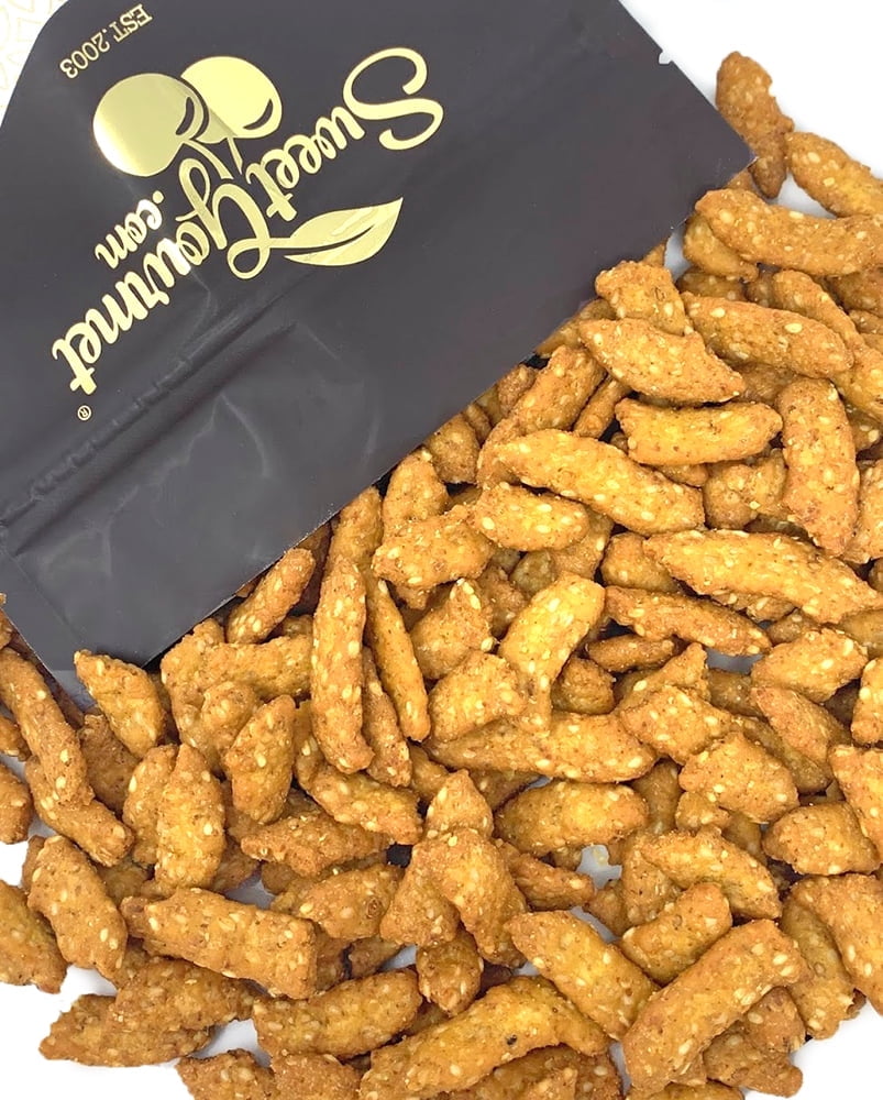 SweetGourmet Crunchy Salted Oat Bran Sesame Sticks | Healthy Snack | 2 ...