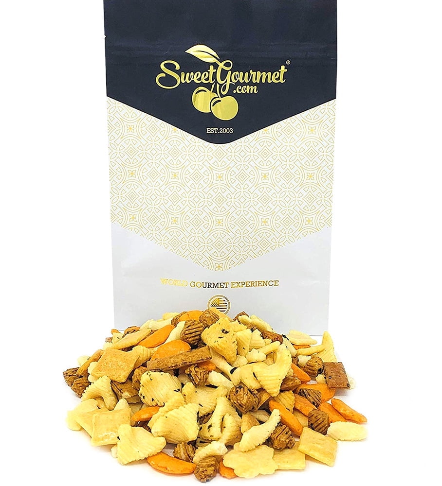 Sweet Gourmet Oriental Rice Crackers, Asian Snack Mix, Soy, Sesame ...