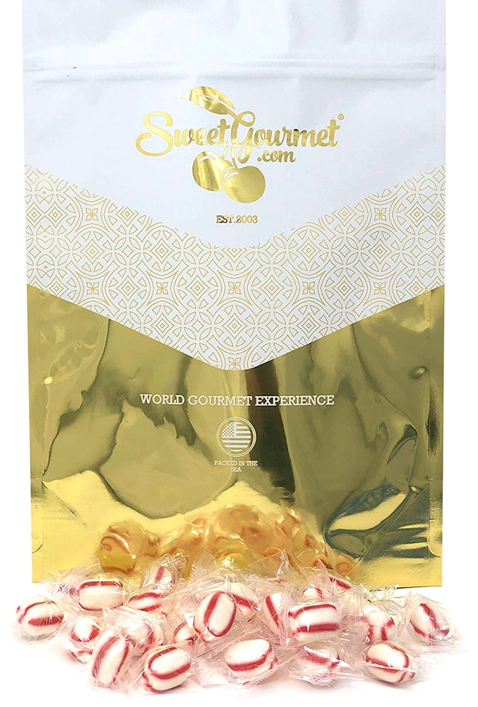 SweetGourmet Peppermint Soft Mint Puffs Clear Wrapper Bulk Candy | 4 ...