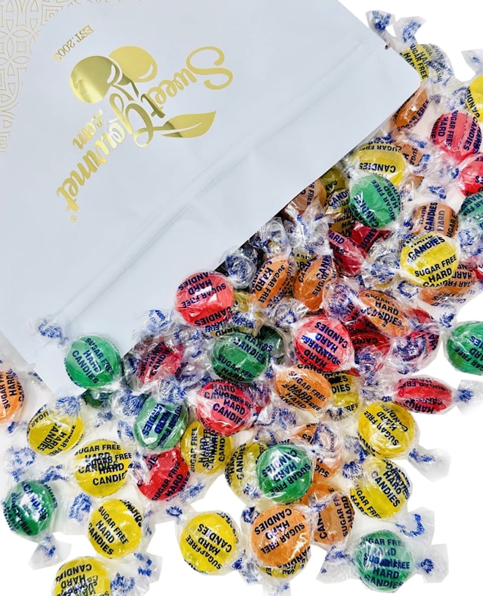 SweetGourmet Sugar-Free Assorted Fruits Hard Candy | 4 Flavors | 3 Pounds - Walmart.com