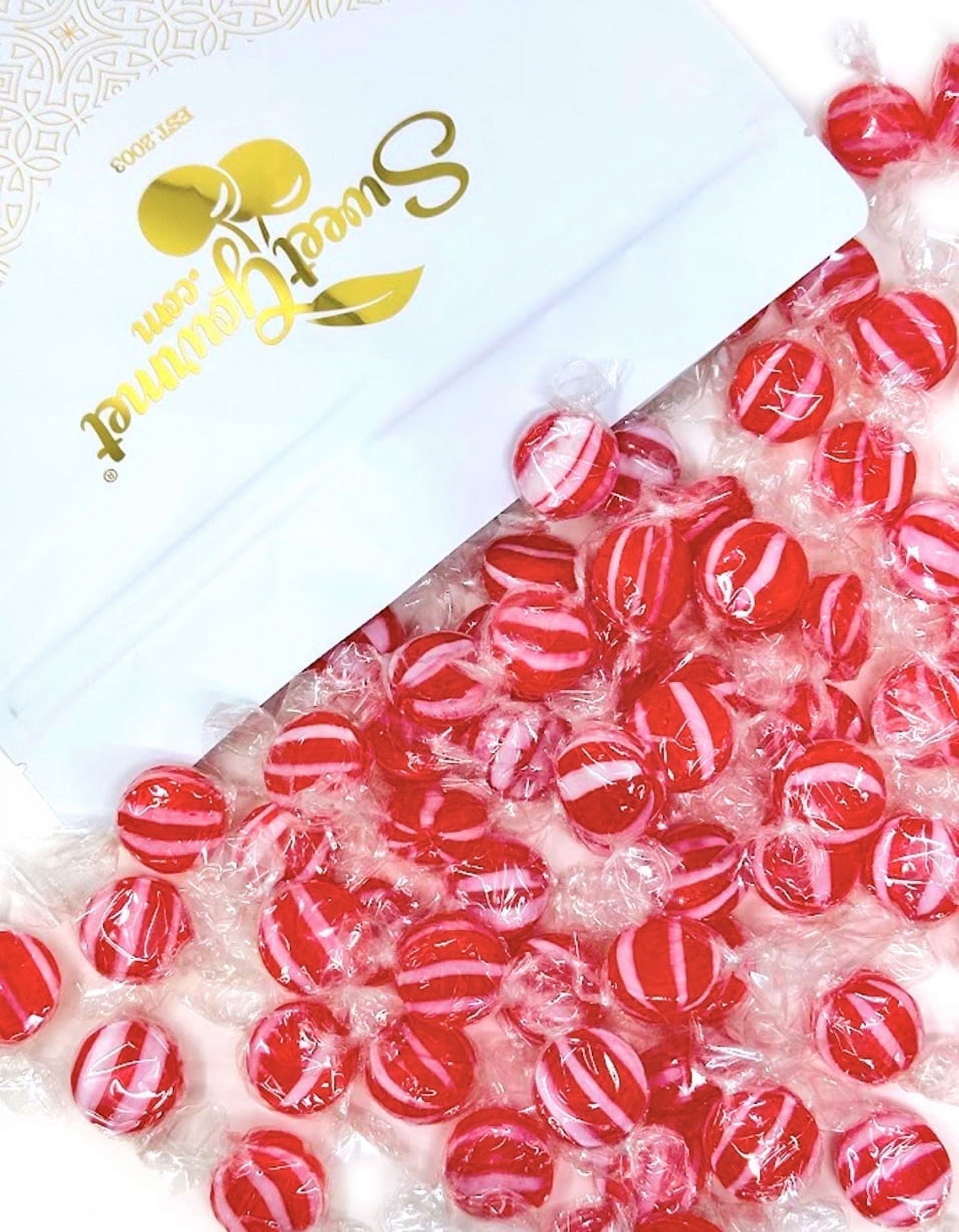 SweetGourmet Striped Cinnamon Discs | Wrapped Bulk Hard Candy | 4 ...