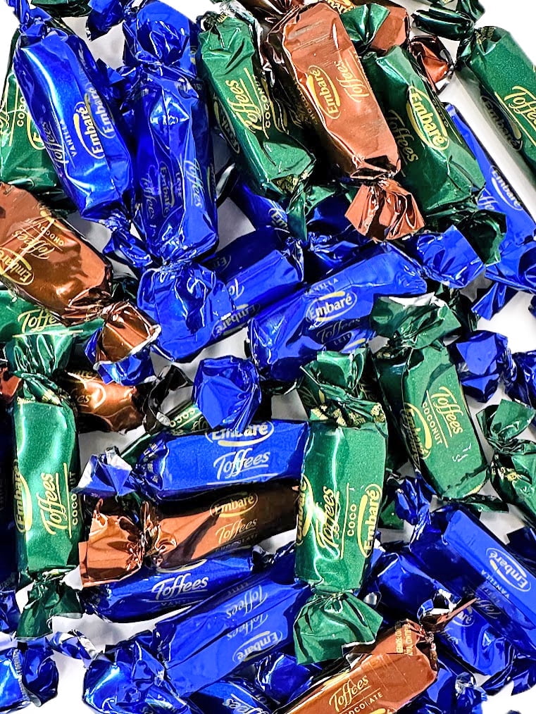 SweetGourmet Soft Toffees Assorted Candy Mix, Chocolate, Vanilla and ...