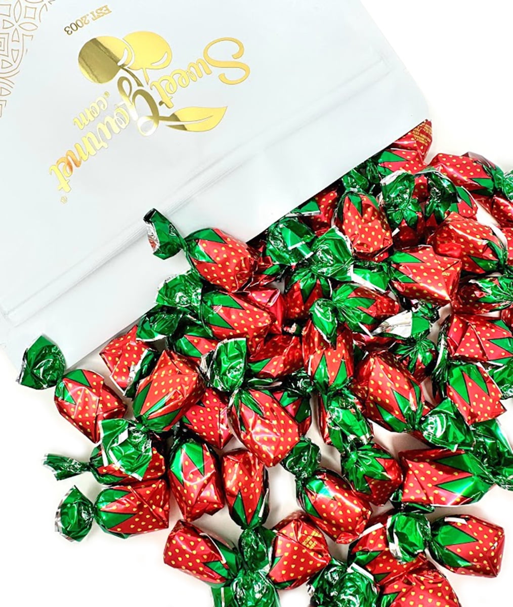SweetGourmet Strawberry Filled Hard Candy Bon Bons 3 Pounds Bulk ...