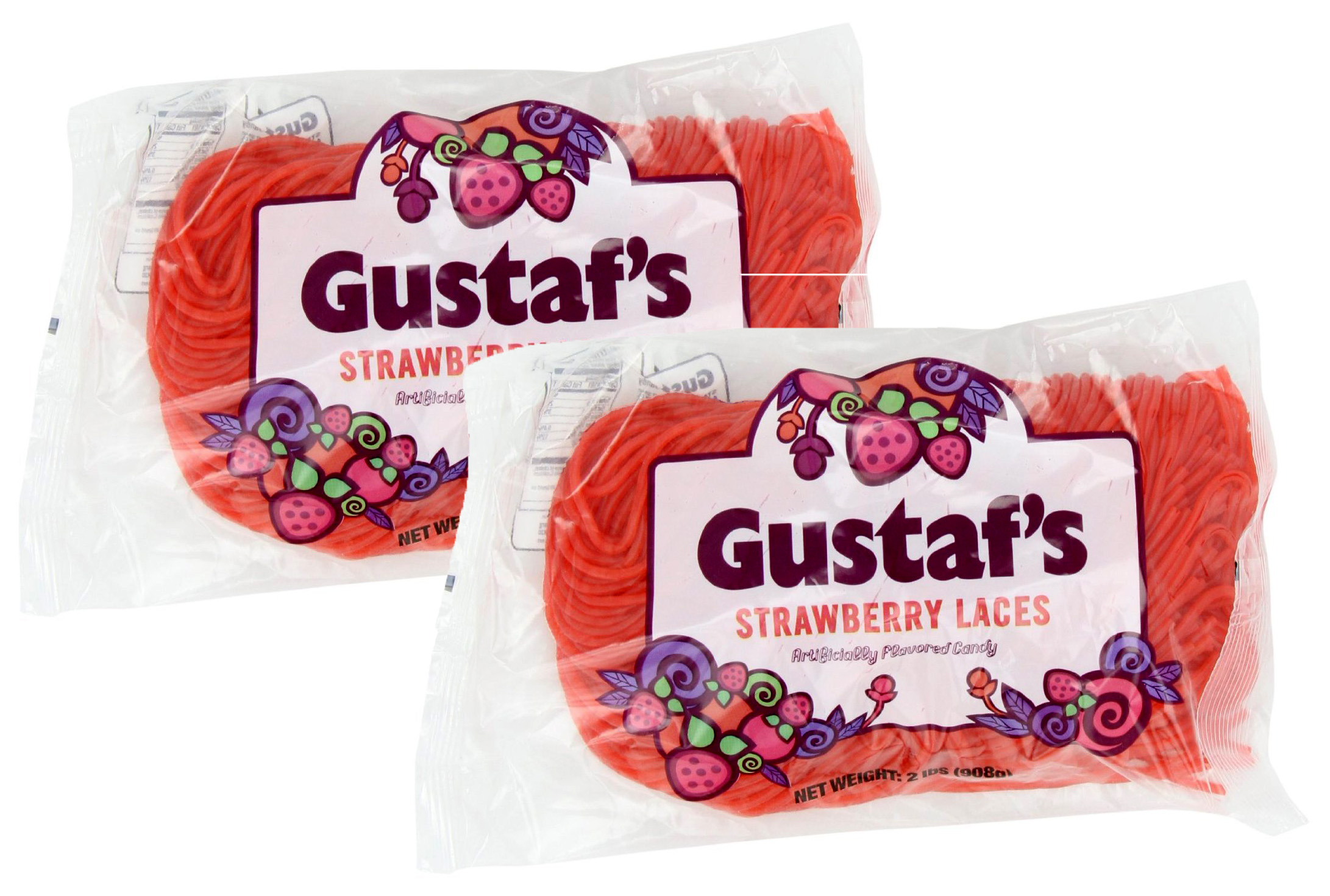 SweetGourmet Strawberry Licorice Laces | Dutch Candy Shoelaces | 4 ...