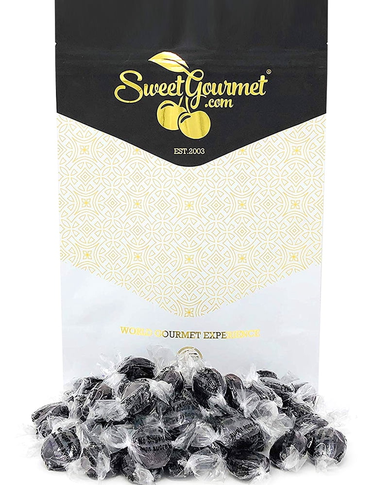 SweetGourmet Sugar Free Black Licorice Mini Buttons Isomalt | No Sugar ...