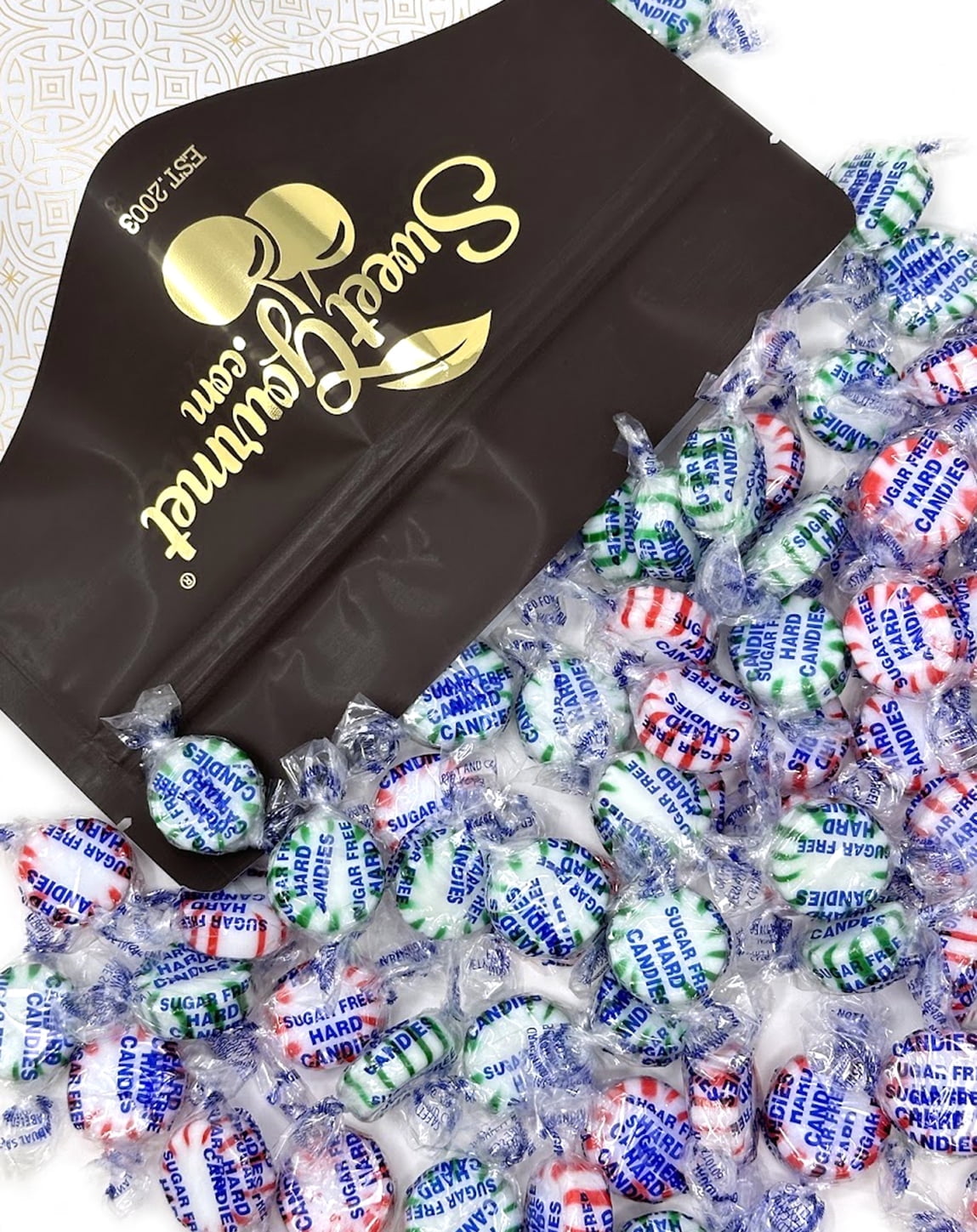 SweetGourmet Sugar-Free Christmas Starlight, Spearmint Peppermint Arcor ...