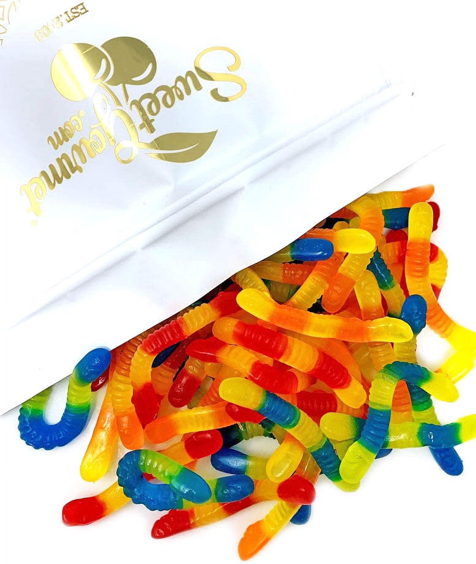 SweetGourmet Sugar-Free Gummy Worms Multicolored Candy | 3 Pounds ...