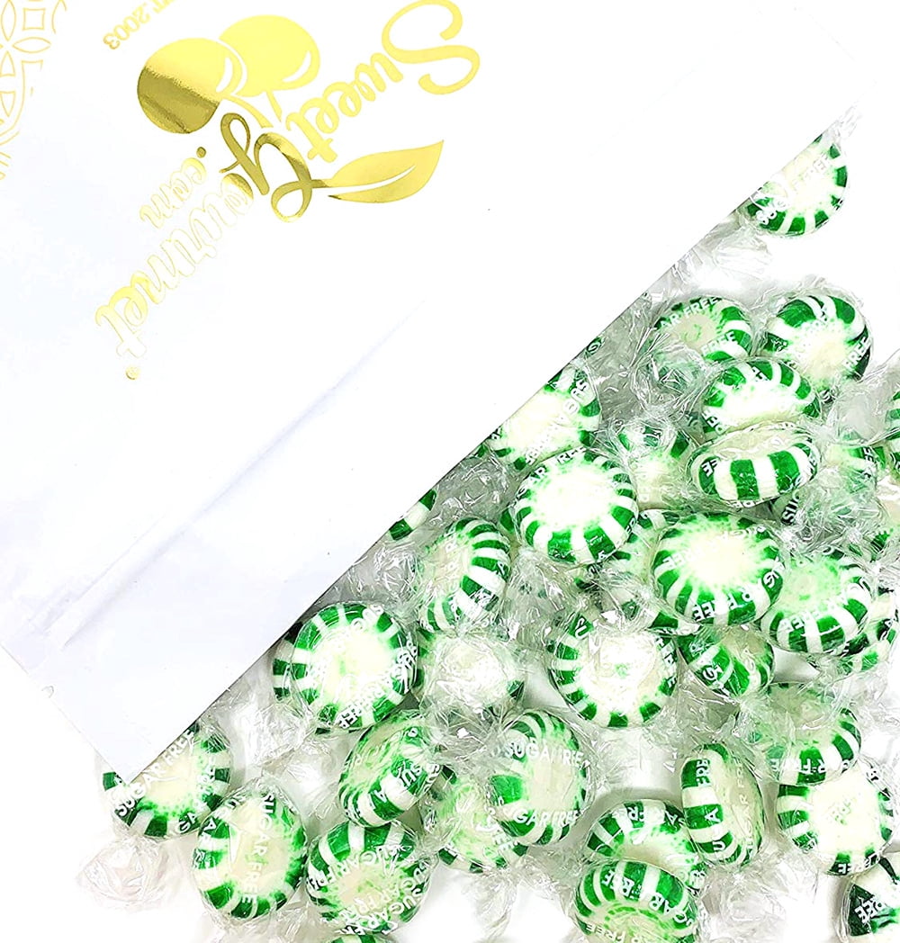 SweetGourmet Sugar-Free Spearmint Starlight Hard Candy, Bulk 3lb ...