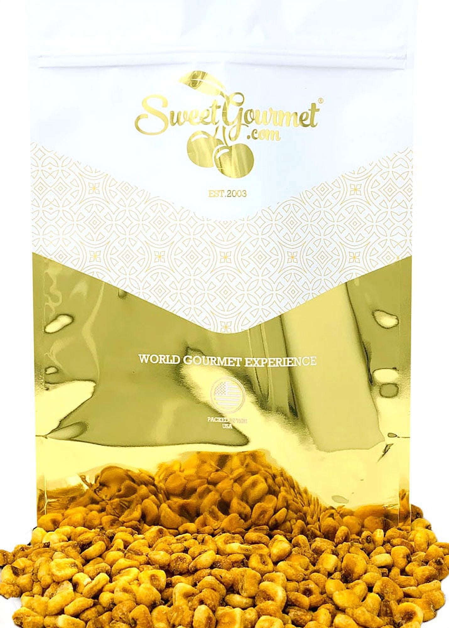 SweetGourmet Toasted Corn Nuts | Bulk Original Crunchy Corn Kernels | 4 ...