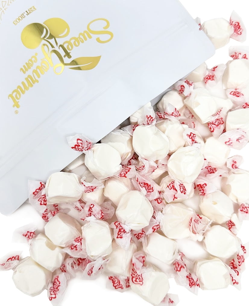SweetGourmet Old-Fashioned Vanilla Salt Water Taffy Bulk Candy, 2 ...
