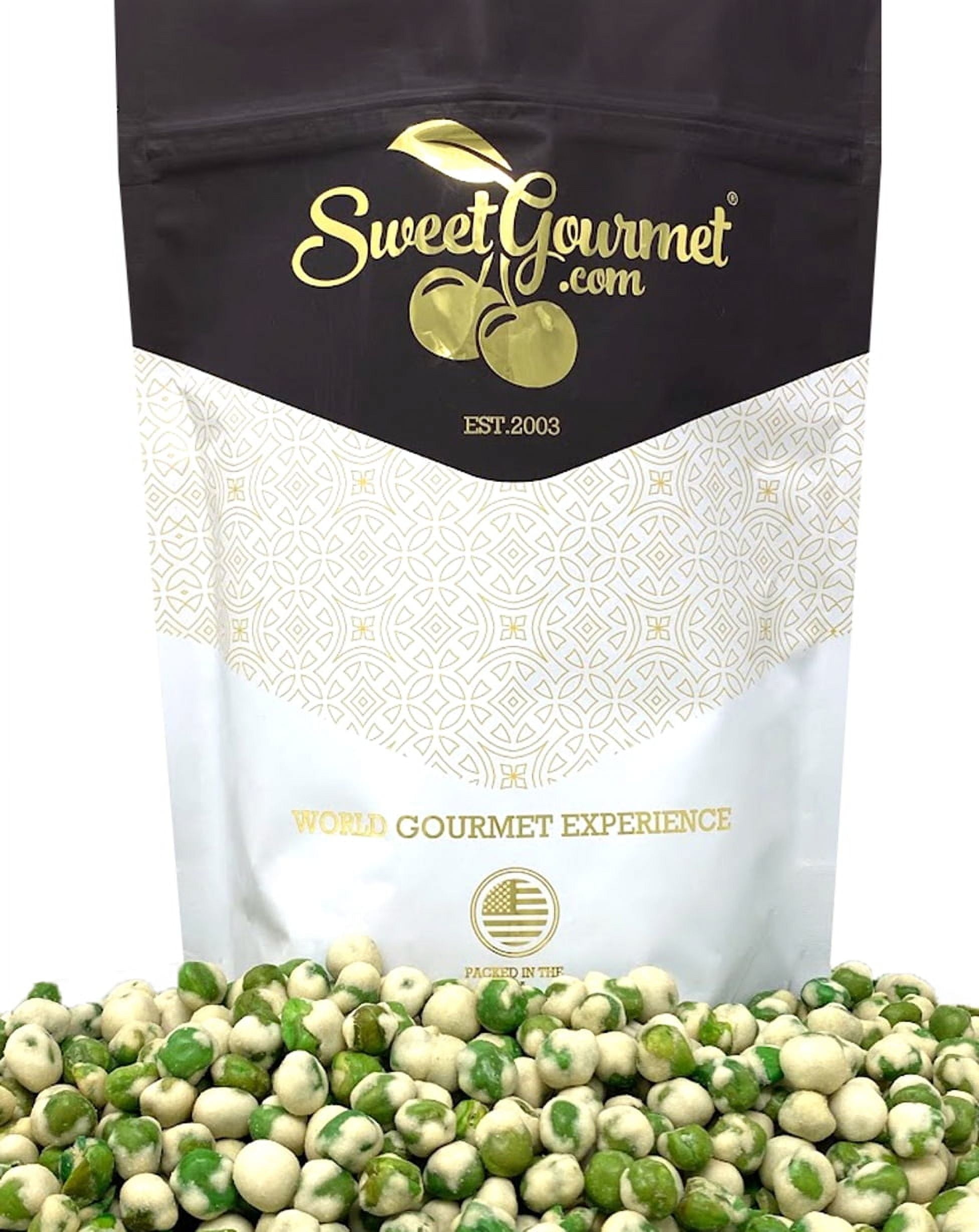SweetGourmet Wasabi Green Peas | Healthy Snacks | 1 Pound - Walmart.com