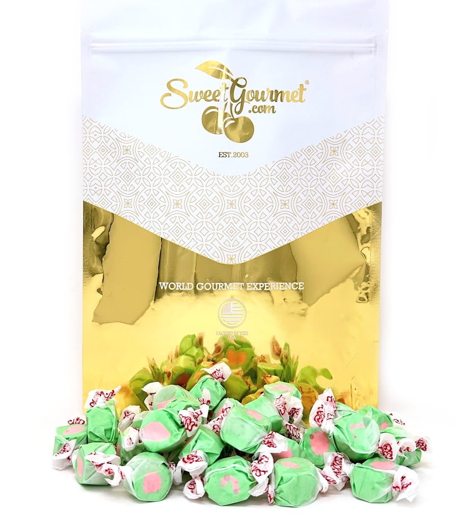 SweetGourmet Watermelon Salt Water Taffy Bulk Wrapped Candy | 2 Pounds ...