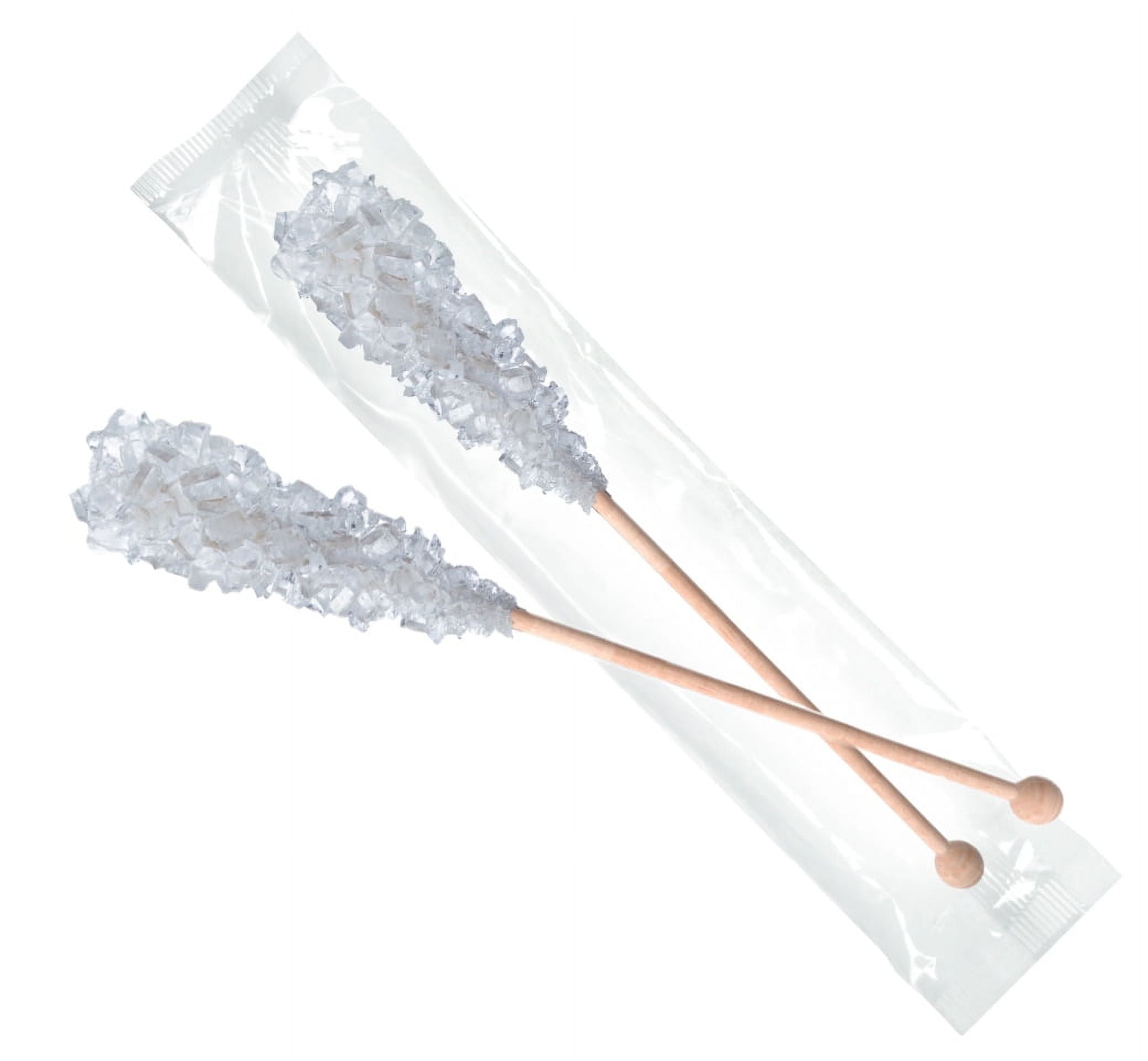 SweetGourmet White Pure Cane Sugar Swizzle Sticks 10g | Rock Candy ...