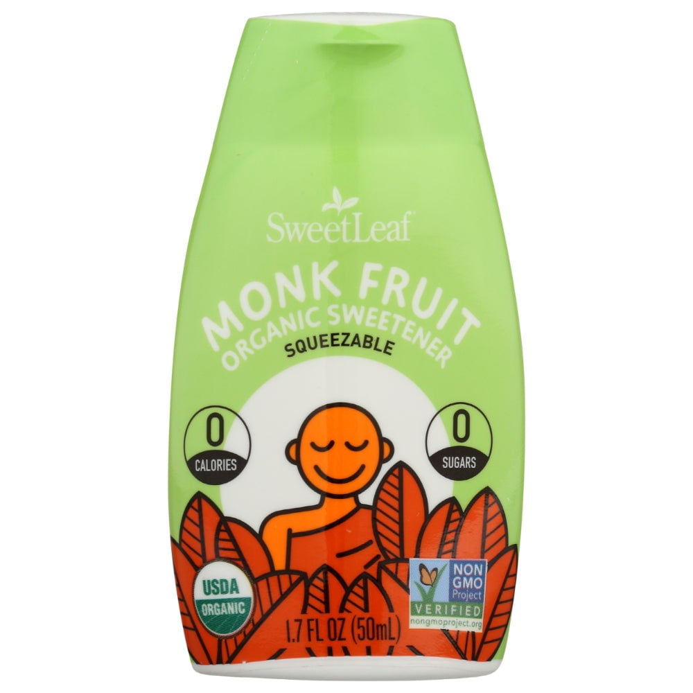 SweetLeaf Monk Fruit Liquid Sweetener Original, Organic, Keto-Friendly ...