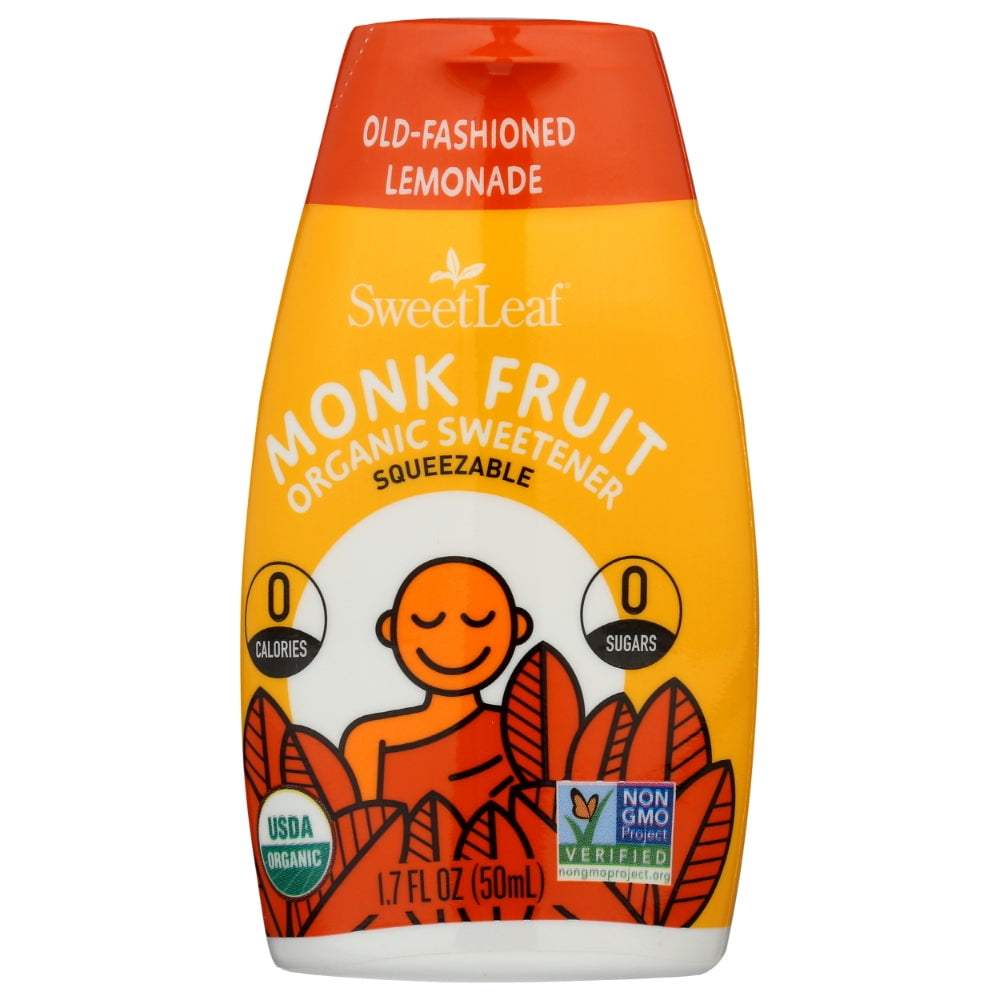 SweetLeaf Monk Fruit Lemonade Squeezable Drops, No Added Sugars ...