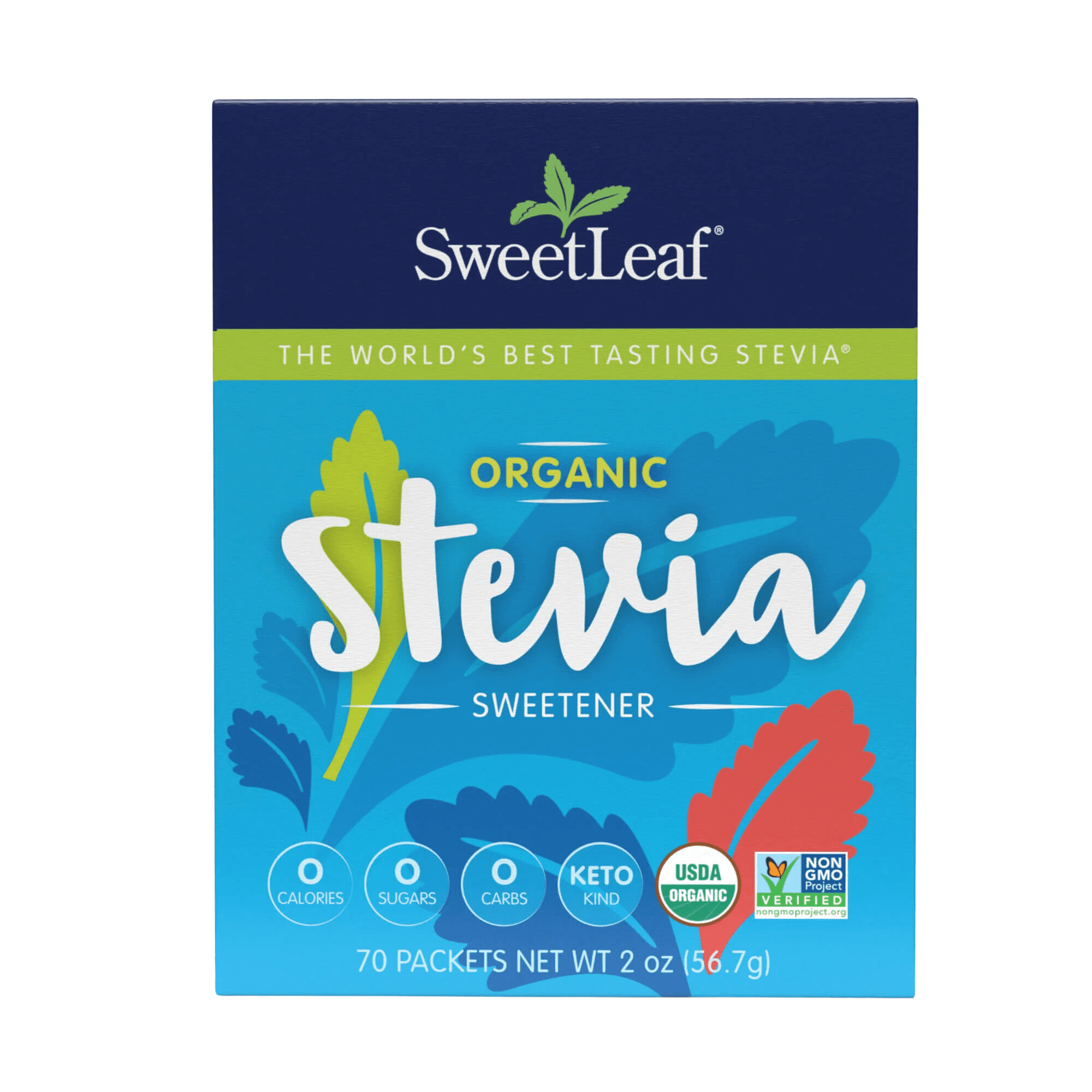SweetLeaf Organic Stevia Sweetener - 70 Count (Pack of 12) - Walmart.com