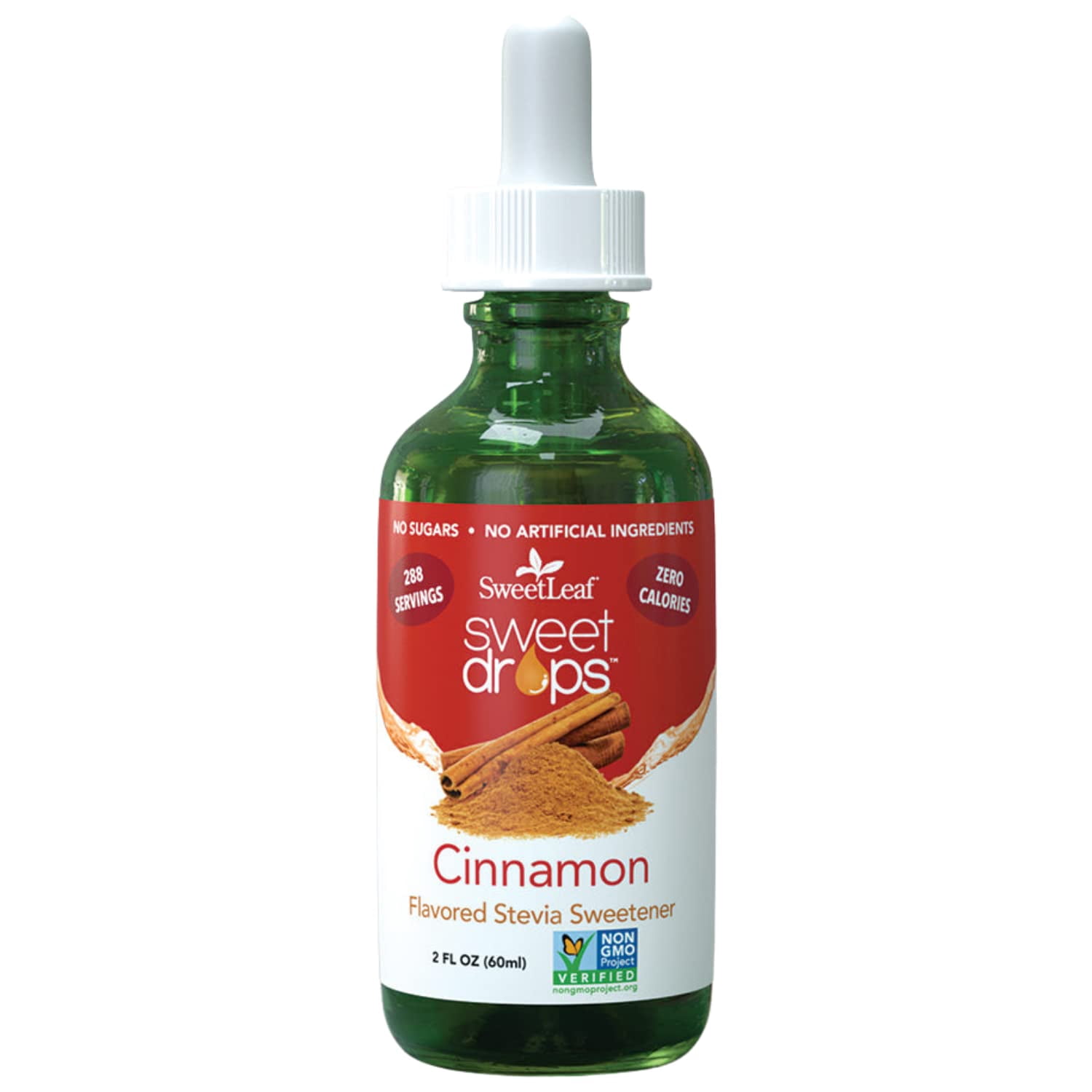 SweetLeaf Stevia Liquid Sweet Drops - Cinnamon Flavored Drops, Stevia ...