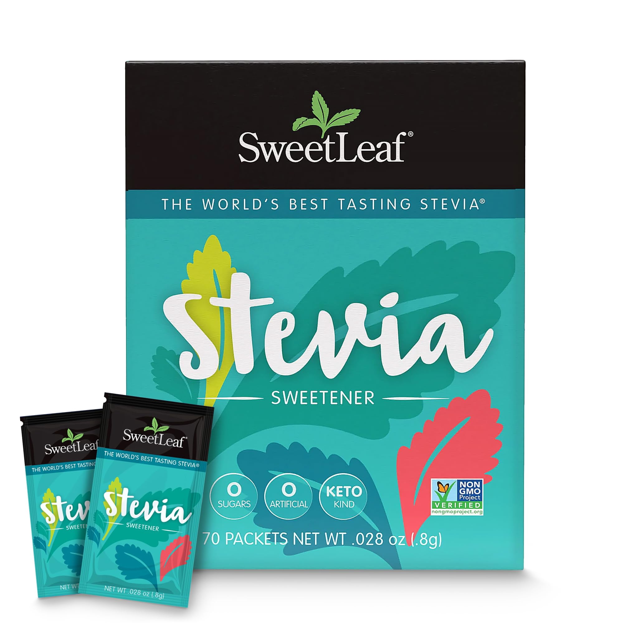 SweetLeaf Stevia Packets 70 JKF25 Count - Walmart.com