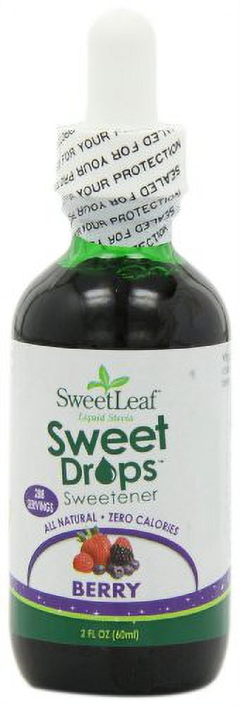 SweetLeaf Stevia Sweet Drops Berry - Liquid Stevia Drops Sweetener ...