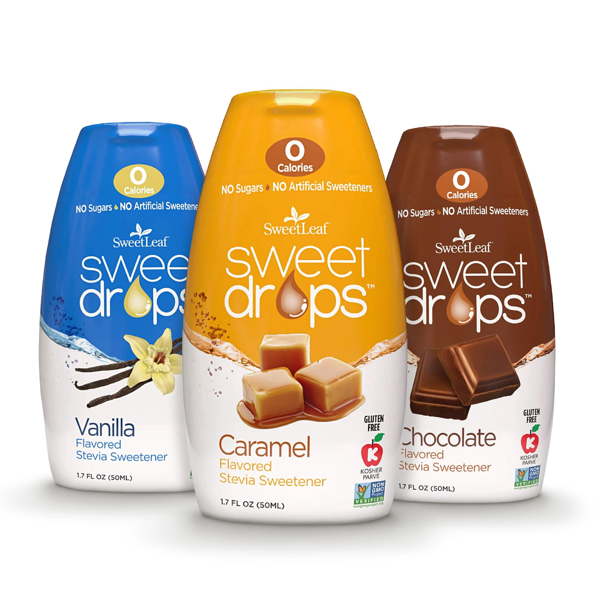 SweetLeaf Sweet Drops - BDF32 Stevia Liquid Variety Pack with Chocolate ...