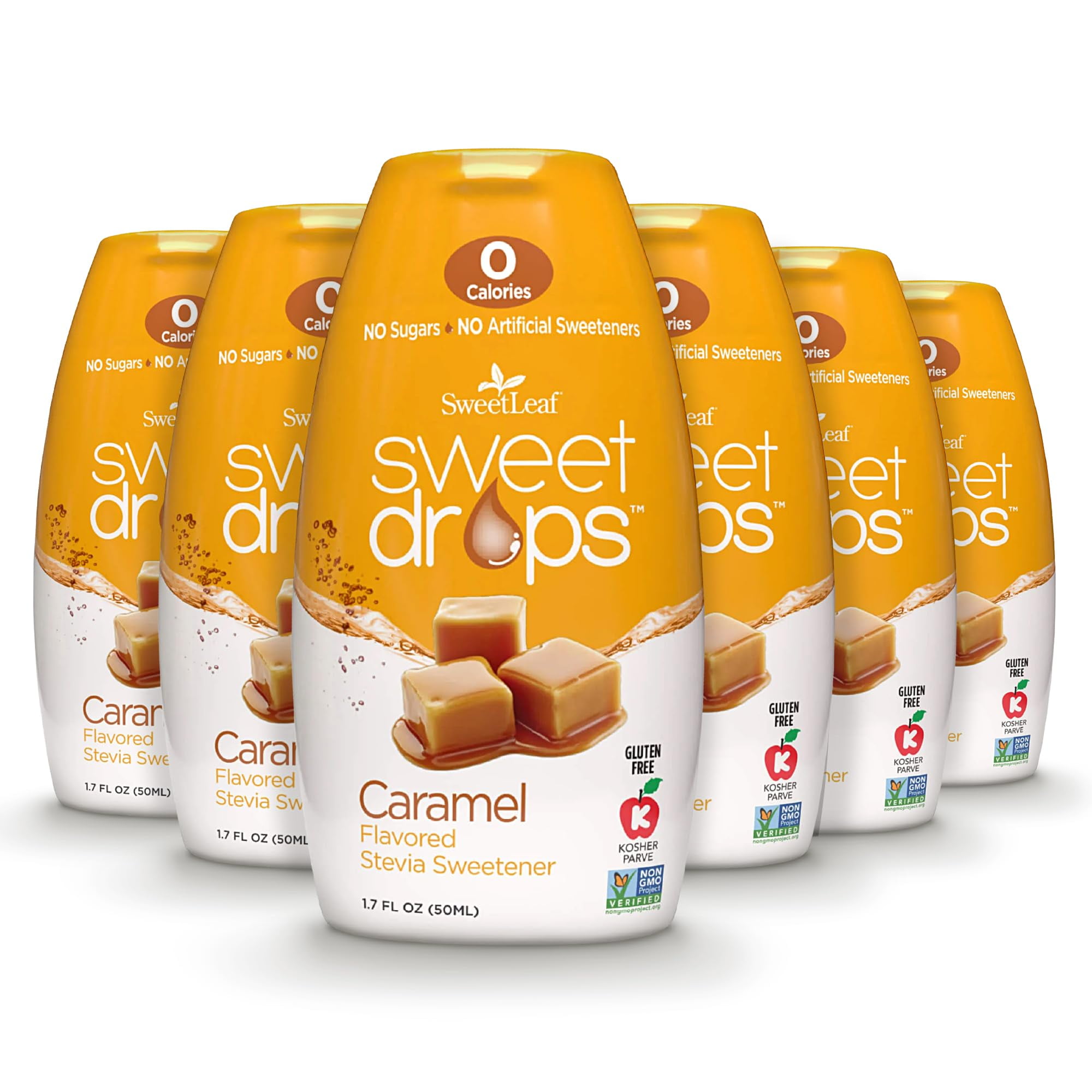 SweetLeaf Sweet Drops Caramel DEF29 1.7 Fl Oz Ea (Pack of 6) - Walmart.com